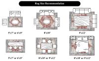 China Non Slip Digital Printing Bedroom Carpet Customized Color for Chinese Living Room for sale