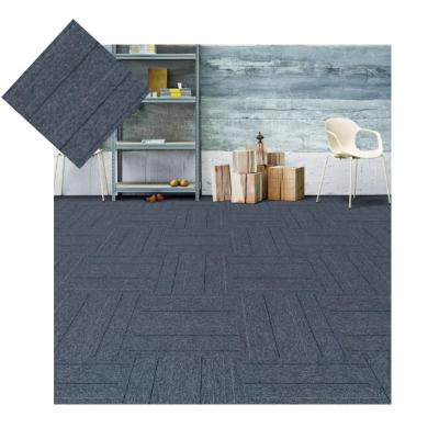 China Commercial Office Carpet Tiles 50x50 with Modern Style and Modular PVC Backing from OEM for sale
