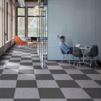 China Abstract Pattern Pp Fiber Flooring Pvc Commercial Carpet Tiles 50X50 for Meeting Room for sale
