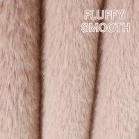 China Abstract Pattern Pink Faux Fur Rabbit Rug Soft Long Pile Shaggy Carpet for Living Room for sale