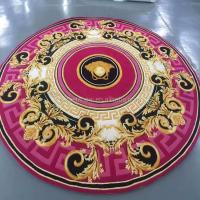 China 4.5lb Customized Pink Flower Shaped Acrylic Rug for Kids Room and Adults Prayer Space for sale