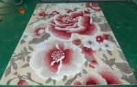 China Handmade Tufted Wool Oriental Carpet in Loop Pile with Customizable Design and Color for sale