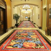 China Design Abstract Pattern Fireproof Wool PP Material Hotel Carpet for Modern Living Room for sale