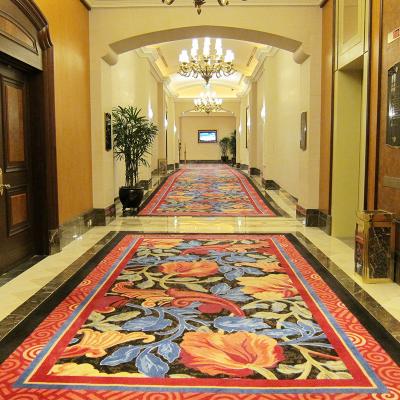 China Design Abstract Pattern Fireproof Wool PP Material Hotel Carpet for Modern Living Room for sale