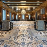 China Design Abstract Pattern Fireproof Wool PP Material Hotel Carpet for Modern Living Room for sale