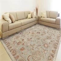 China Modern Design Tufted Cut Pile Technique 10mm Thickness Oval 100% Wool Carpet Handmade for Home for sale