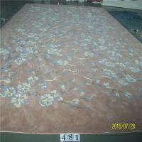 China Modern Design Tufted Cut Pile Technique 10mm Thickness Oval 100% Wool Carpet Handmade for Home for sale