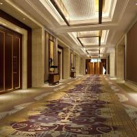 China Fireproof and Washable Custom 3D Printed Plant Design Nylon Carpet for Hotel Corridors for sale