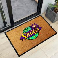 China Abstract Pattern Silverstone High Density Washable Nylon Printed Doormat Entrance Mat for sale