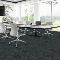 China Commercial Polypropylene Modular Office Carpet Tiles 60x60 PVC Backed for Durability for sale