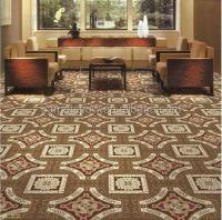 China Customized Color Wilton Woven 4m Roll Floral Pattern Wall to Wall Carpet in 100% Nylon for sale