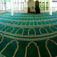 China OEM ODM Yes 100% PP Custom Printing Mosque Carpet for Prayer Room 550g/sqm for sale