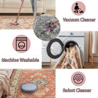 China Handmade Soft Modern Rugs for Living Room Eco-friendly Nordic Printed Fluffy Carpet for sale