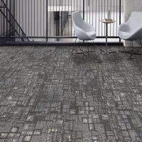 China Glass Fiber Reinforce PVC Backing 50x50 Office Modular Carpet Tiles for Commercial for sale