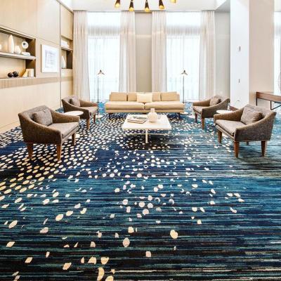 China Oriental Style Luxury Hotel Carpeting with Jute or PP Backing and Contemporary Design for sale