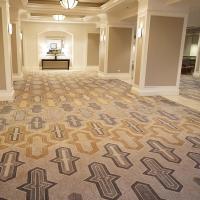 China Oriental Style Luxury Hotel Carpeting with Jute or PP Backing and Contemporary Design for sale