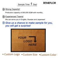 China Front Door Mat Modern Tufted Handmade Rubber Entrance Carpet for Store or Home Prayer for sale