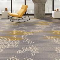 China Rectangular Floral Design Tufted Wool PP Material Nylon Printed Carpet for Lobby Area for sale