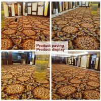 China Hotel Room 100% Nylon Printed Broadloom Cut Pile Hotel Carpet with 4m/3.66m Width for sale