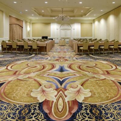 China Hotel Custom Printed Carpet Roll with Medium Pile and Jute Backing for sale