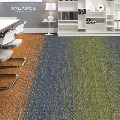 China Modern Style Commercial Carpet Tiles 50x50 for Easy Installation in Fireproof Office for sale