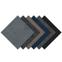 China Mulit Level Loop Pile Construction Modular Office Carpet Tiles With Pvc Backing 60 x 60 for sale