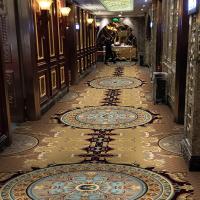 China Handmade Wool Silk Hotel Guestroom Carpet for Banquet Hall Prayer Room Woven by ALFOMBRA for sale