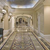 China Nylon Printed Floral Carpet for Corridor Hotel Style Carpet Luxury Commercial for sale