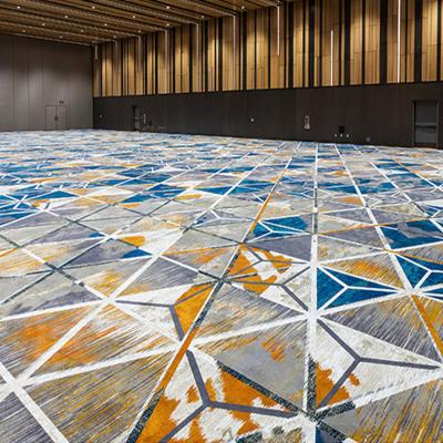 China Commercial Room Luxury Wool Floor Carpet for Hotels Movie Theater Design Custom Pattern for sale