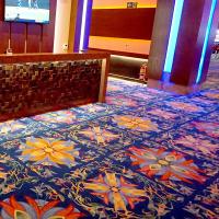 China Commercial Room Luxury Wool Floor Carpet for Hotels Movie Theater Design Custom Pattern for sale