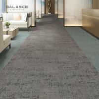 China Modular Luxury Commercial Carpets with PVC Backing and Mulit Level Loop Pile Construction for sale