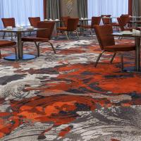 China Customized Printed Carpet for Hotel Decoration Floral Design Nylon Material for sale