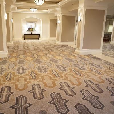 China Commercial Room Carpet Silverstone Hotel Broadloom Banquet Hall Carpet Roll for sale