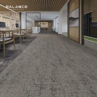China Tufted Gray Art Floor PVC Backing Carpet Tiles for Commercial Offices 50x50 Square for sale