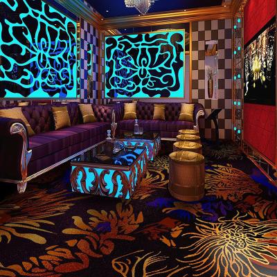 China Modern Moquette Axminster Design Wall To Wall 3D Carpet For Hotel Lobby Hall Carpet for sale