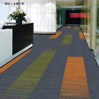 China Modular PVC Backing PP Carpet Tiles 50x50 for Commercial Office Total Thickness 6.0mm for sale
