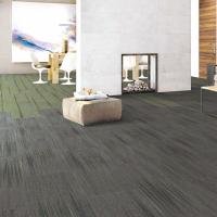 China 50x50 Square PVC Polyester Polypropylene Loop Pile Floor Carpet Tiles for Living Room Kitchen Dining Room Washable for sale