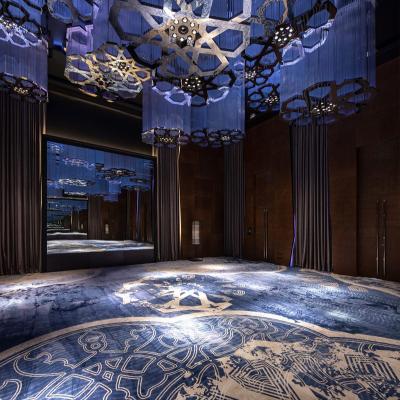 China Antimicrobial Handtufted Wool Silk Carpet for Hallway Indoor in Luxury Hotel Decoration for sale