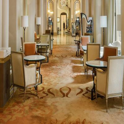 China 3D Hand Tufted Carpet Soft Square Meter Wool and Silk Custom Pattern for Luxury Hotel for sale