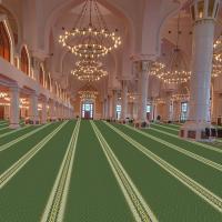 China Church Cut Pile Muslim Wall to Wall Prayer Carpet Roll with Customer Requirements for sale