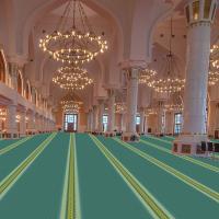 China Church Cut Pile Muslim Wall to Wall Prayer Carpet Roll with Customer Requirements for sale