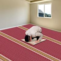 China Church Cut Pile Muslim Wall to Wall Prayer Carpet Roll with Customer Requirements for sale
