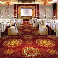 China Custom 100% Wool Nylon Printed Carpet for Home Hotel Prayers Cut Pile Tufted Rolls Bedroom for sale