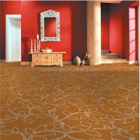 China Hotel Bathroom Nylon Printed Carpet Roll with Cut Pile and Square Hallway Pattern for sale