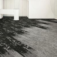 China Abstract Pattern 100% Nylon 6 Pvc Backing Carpet Tile for Commercial Spaces in Yellow for sale