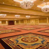 China Hotel Carpet 80% Wool 20% Nylon Banquet Hall Flooring Axminster Customizable OEM ODM for sale