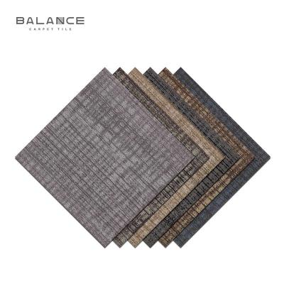 China Fire Proof Nylon Commercial Office Floor Carpet Tiles with Modern Style Waterproof for sale