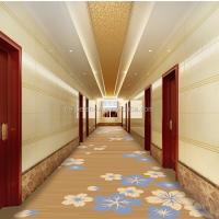 China Support Custom Sizes Modern Hotel Corridor Carpets with Custom Floral Jacquard Design for sale