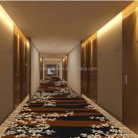 China Support Custom Sizes Modern Hotel Corridor Carpets with Custom Floral Jacquard Design for sale