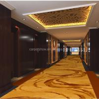 China Support Custom Sizes Modern Hotel Corridor Carpets with Custom Floral Jacquard Design for sale